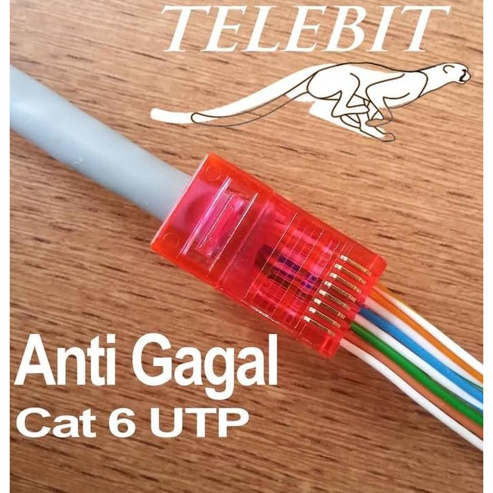 Jual HARGA DISC - Konektor RJ45 connector Cat 5e Cat 6 Cat7 UTP/STP ...