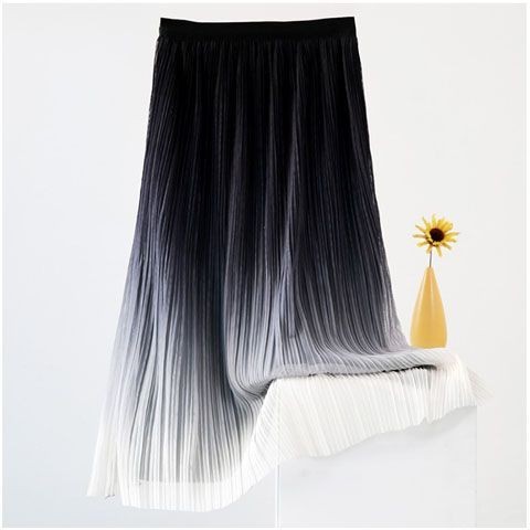 Jual Rok Warna Gradasi Fashion Wanita/Gaun Jala Panjang Sedang yang ...