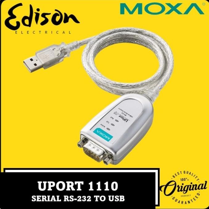 Jual MOXA UPort 1110 1 port Serial RS232 to USB Converter Adapter ...