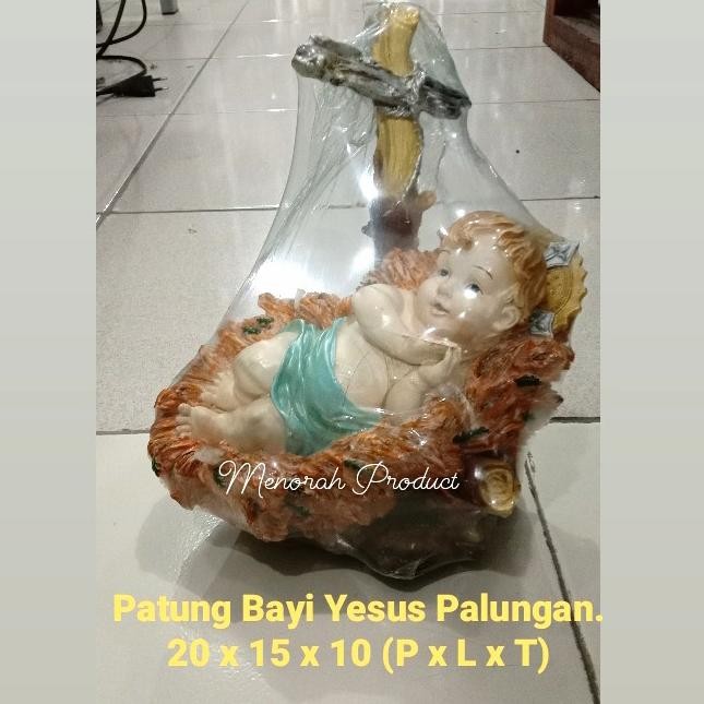 Jual Produk Baru!! Patung Bayi Yesus Palungan 20X15X10Cm | Shopee Indonesia