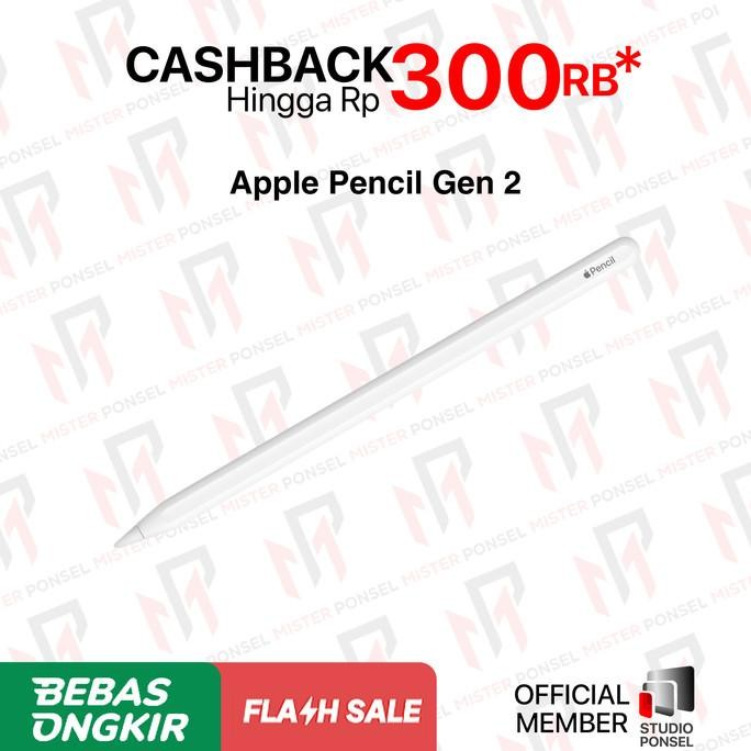 Jual Apple Pencil 2Nd Generation Ipad Pro M2 2022 Mini 6 Gen 2 Resmi ...