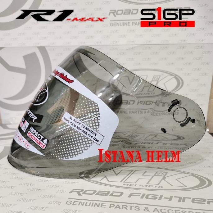 Jual KACA HELM| VISOR HELM NHK R1 MAX | R1 ELITE | LIGHT SMOKE ORIGINAL ...