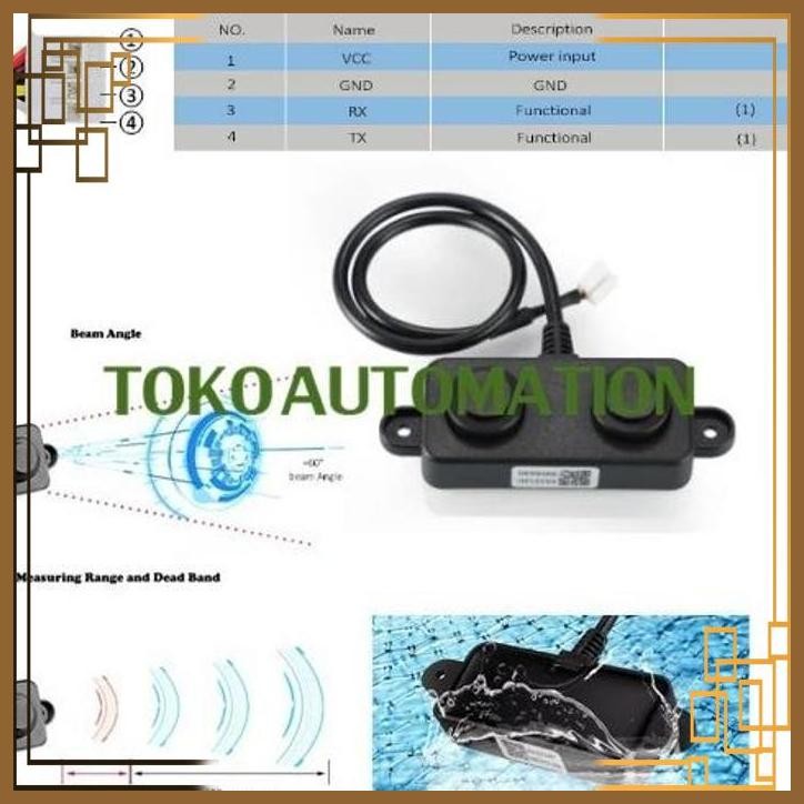 Jual [TAM] RS485 CONTROL 3CM BLIND ZONE BIN-FILL LEVEL ULTRASONIC SENSOR SR95 | Shopee Indonesia