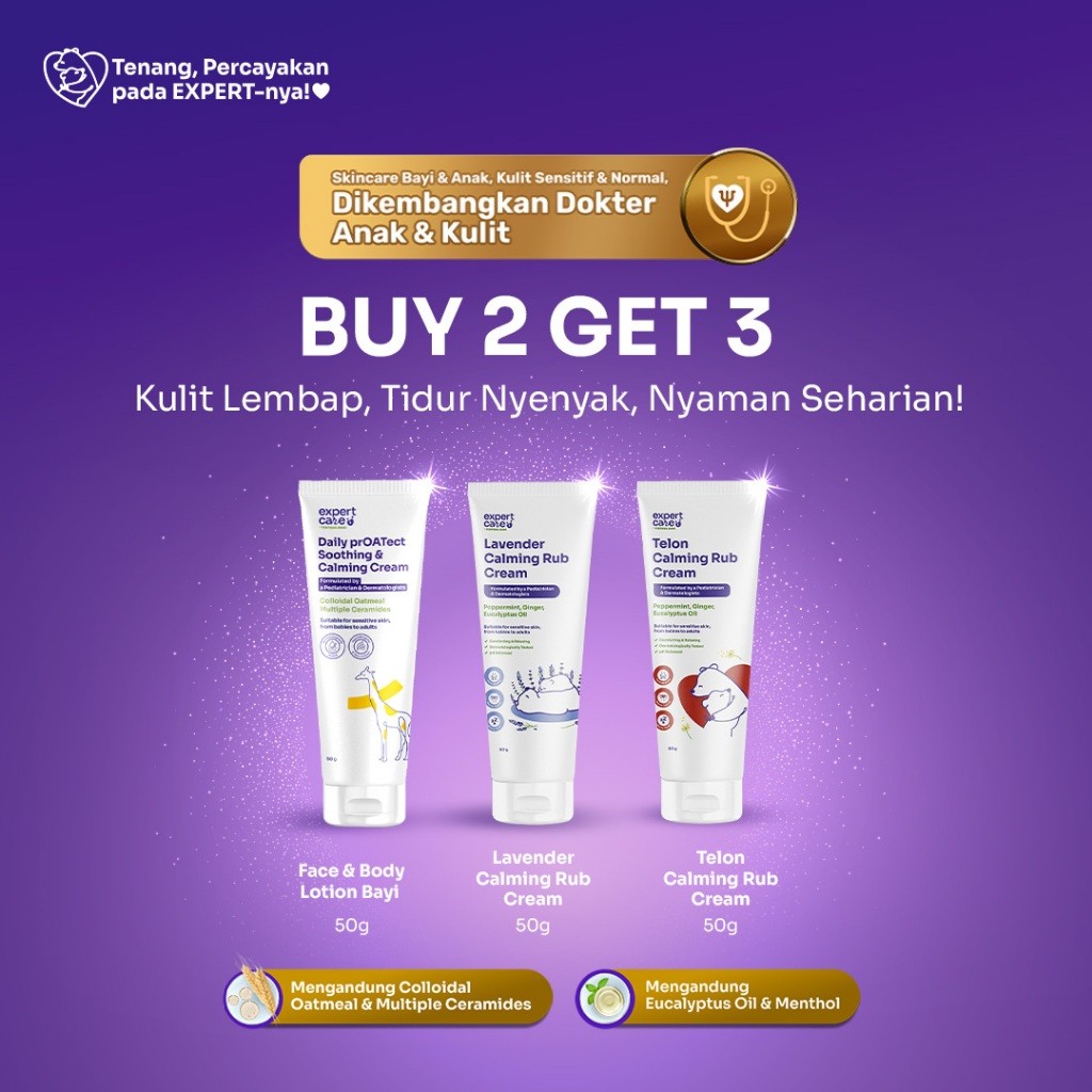 Jual [BUY 2 GET 3] Paket Skincare Anak & Bayi - Expert Care Tidur ...