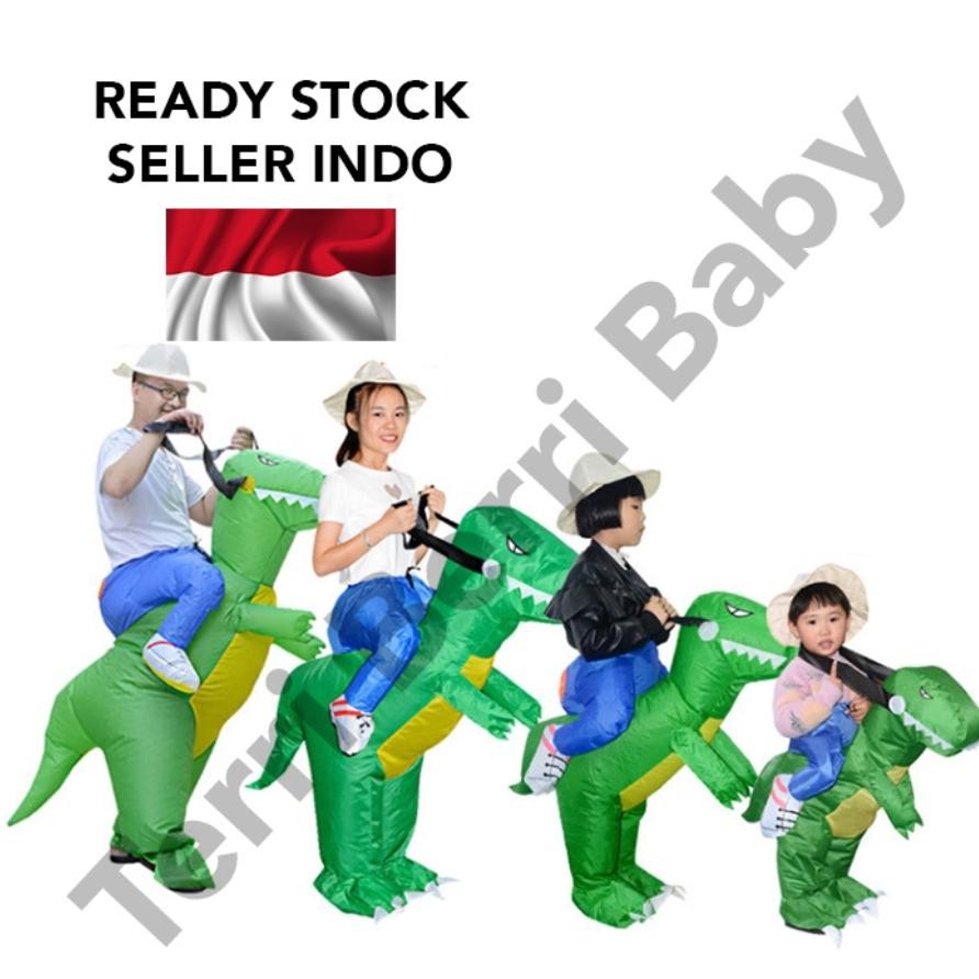 Jual New Cosplay Dinosaurus Kostum Costumes Baju Badut Dino TIREK TIREX ...