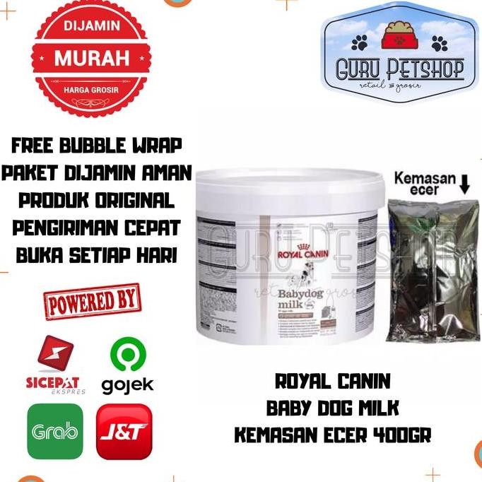 Jual Royal Canin Baby Dog Milk 400gr Susu Anak Anjing Kemasan Ecer ...