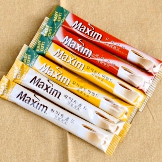 Jual MAXIM COFFEE SACHET - Original Korean Instant Coffee | Shopee ...