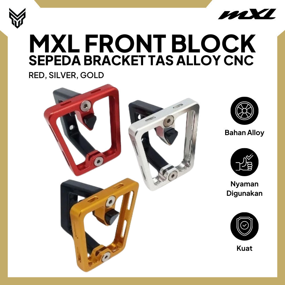 Jual MXL Front Block Sepeda Bracket Tas Alloy CNC Frame Stainless ...