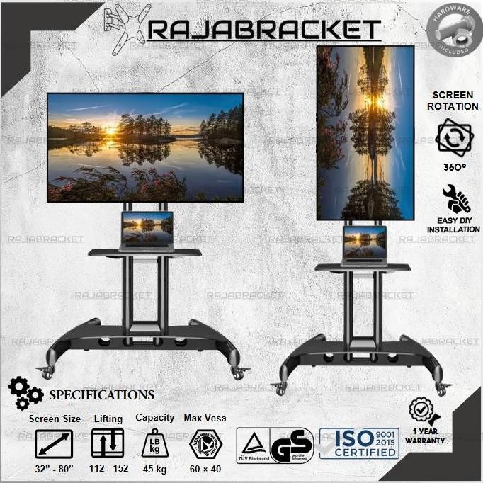 Jual BEBAS ONGKIR - Standing Bracket TV LED 32 40 43 50 55 60 65 70 75 ...
