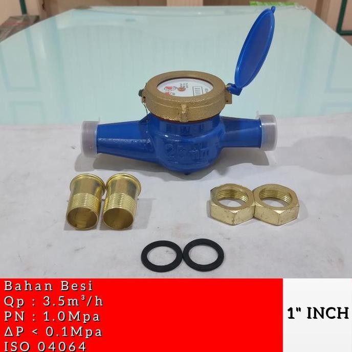 Jual Water Meter 1" Inch Meteran Air Flow Meter | Shopee Indonesia