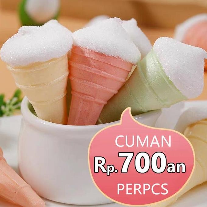 Jual CONE MALLOW 40 PCS MARSMALLOW ANEKA SNACK RASA Snacks Makanan ...