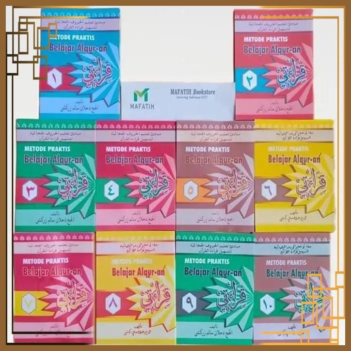 Jual [TBM] BUKU QIROATI LENGKAP PAKET 10 JILID: METODE PRAKTIS BELAJAR ...