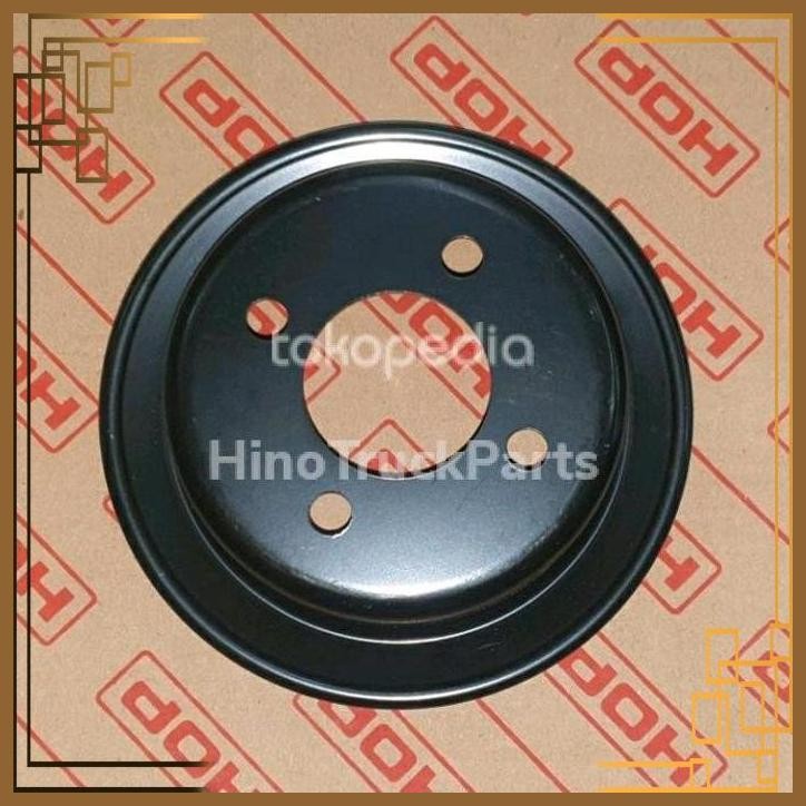 Jual [HTP] PULLEY WATER PUMP PULI POMPA AIR HINO DUTRO ASLI | Shopee ...