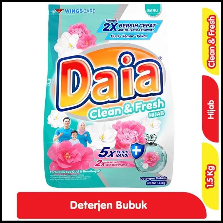 Jual Daia Detergent Bubuk 1.6Kg | Shopee Indonesia