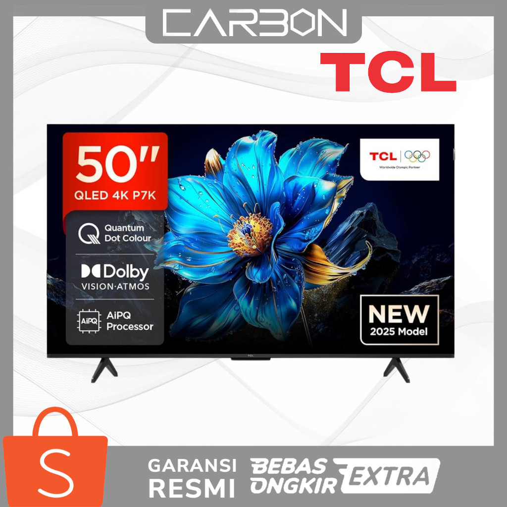 Jual TCL QLED 50 Inch P7K - 4K Quantum Dot UHD TV - HVA PANEL SCREEN - HDR Brightness - Dolby ...