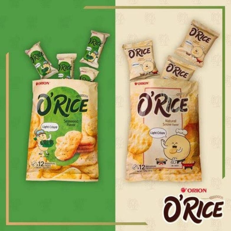 Jual Ready stok Terlaris Jajan Snack Import Ecer O'Rice Crackers Snack ...