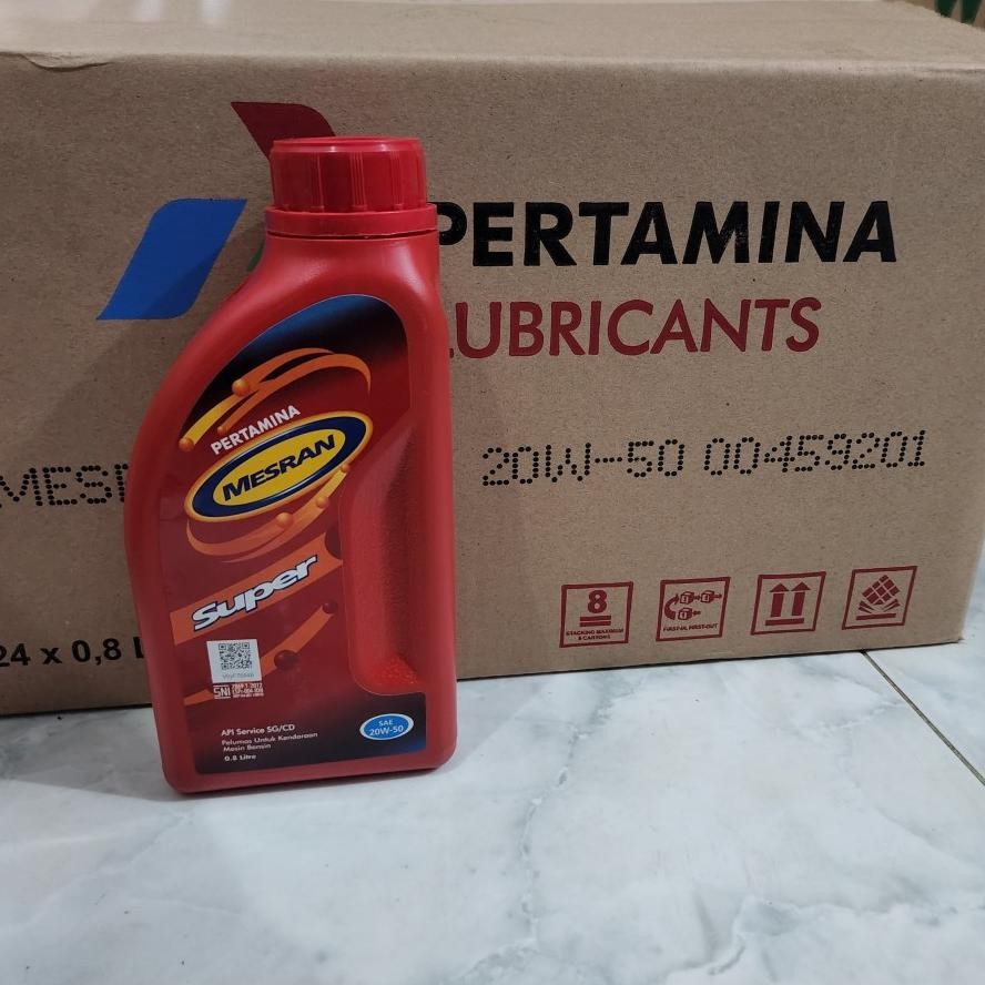 Jual Gc27 Hjg-7 Oli Mesran Super Oil Pertamina 20W-50 800Ml 0.8L ...