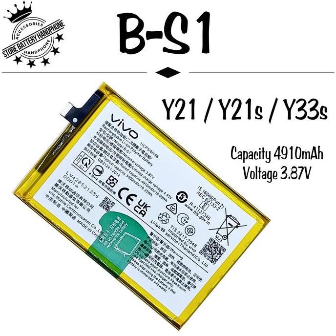 Jual battery baterai batrai batre vivo b-s1 bs1 | y21 | y21s | y33s ori ...