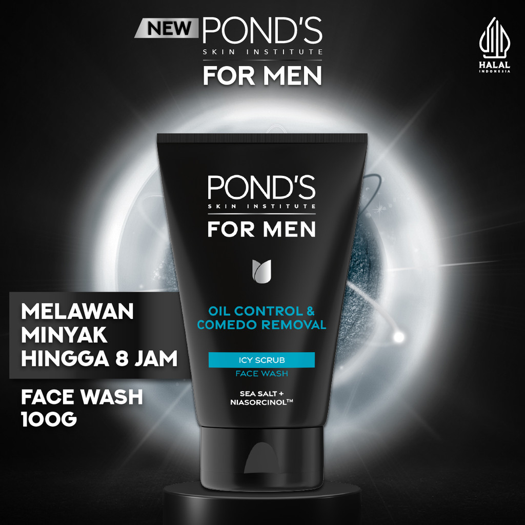 Jual POND’S Skin Institute for Men Oil Control & Comedo Removal 100g ...