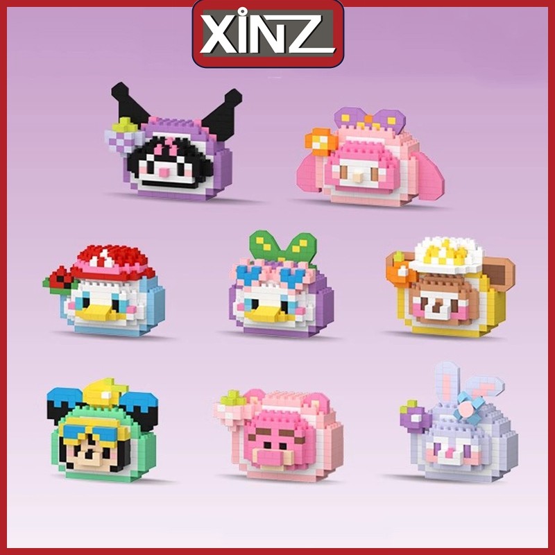 Jual XiNZ Mainan Balok Nano Block Model Kartun DIY Susun Blok Bangunan ...