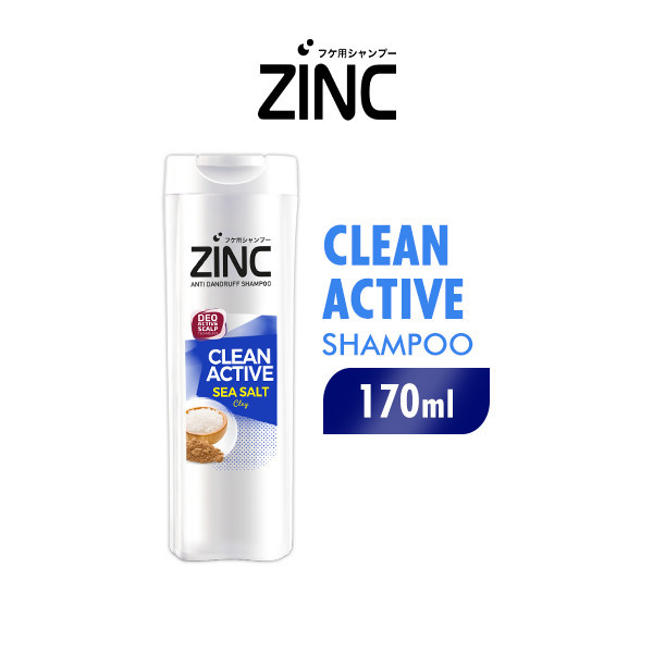 Jual Zinc Shampoo Clean Active Botol 170 ml | Shopee Indonesia