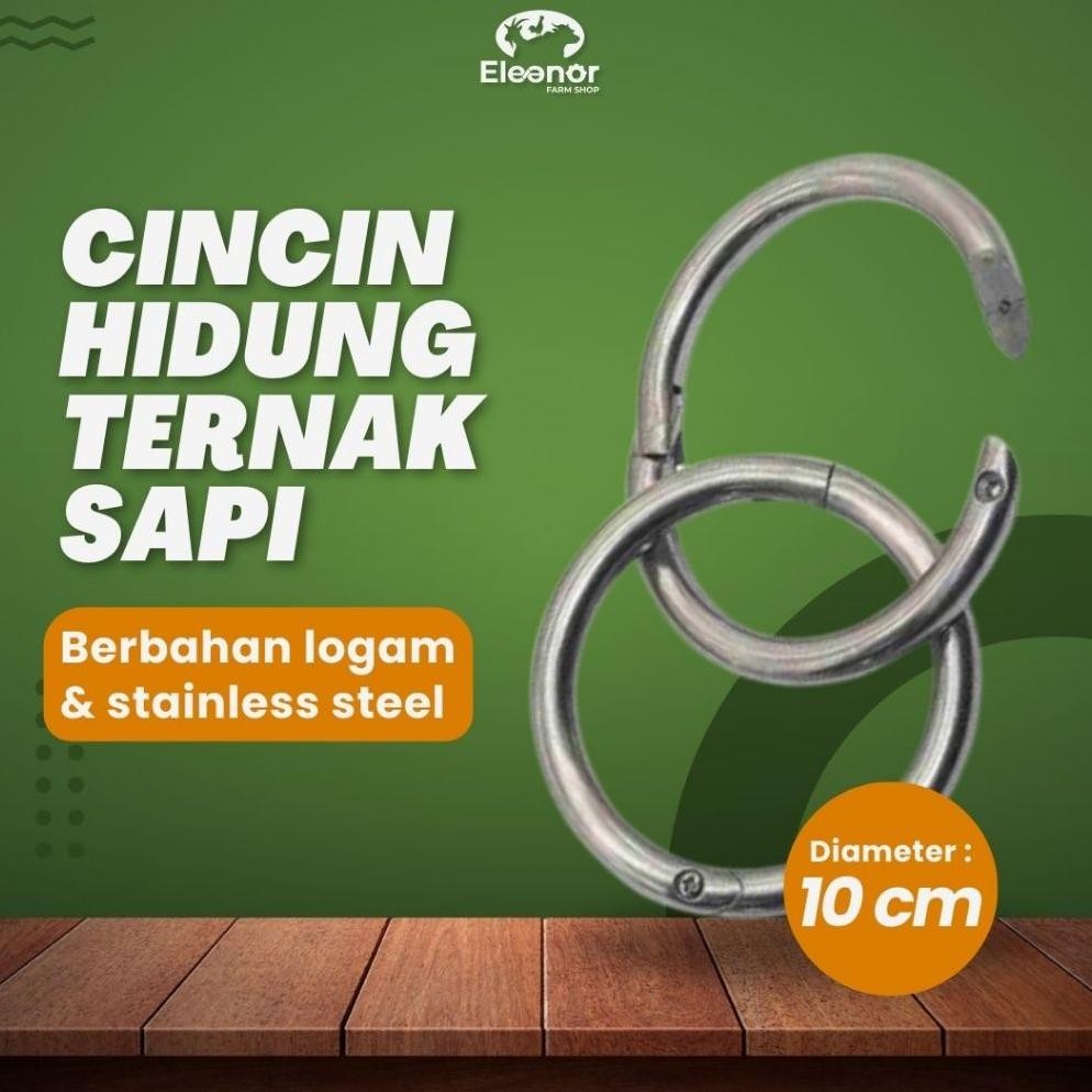Jual Bull Ring Anting Hidung Sapi Kerbau Lembu Diameter 8 cm dan 9 cm ...