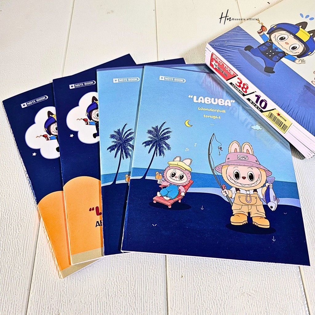 Jual (10PCS) BUKU TULIS KARAKTER LUCU KUROMI LABUBU/BUKU TULIS UKURAN ...