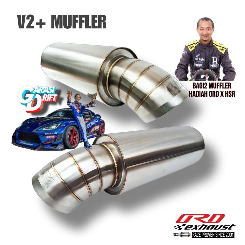 Jual MERBAU ORD Exhaust Knalpot Racing Muffler Avanza Xenia V2 Powerful ...