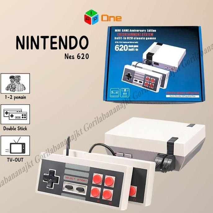 Jual Nintendo Mini Game Retro 620 in 1 NES Mainan anak Berkualitas ...