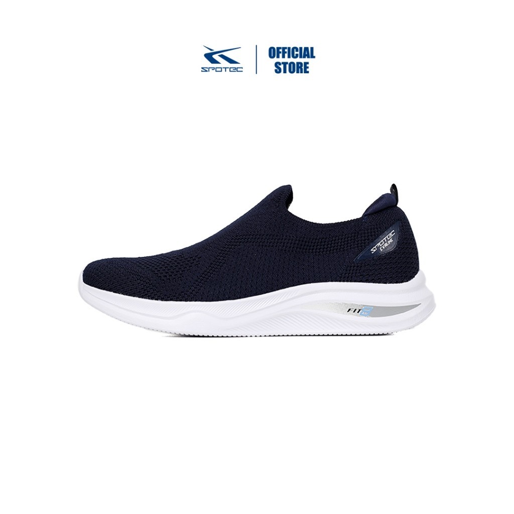 Jual Spotec Sneakers Evaline Sepatu Sneaker Wanita Biru Tua - Putih ...