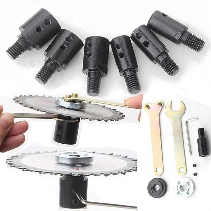 Jual Premium Shank M10 Arbor Mandrel Connector Drill grinder Cutting ...