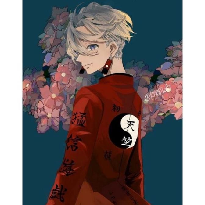 Jual Terbaruu !!! Jaket Jubah Anime Tokyo Revengers Mikey Touman Tokyo ...