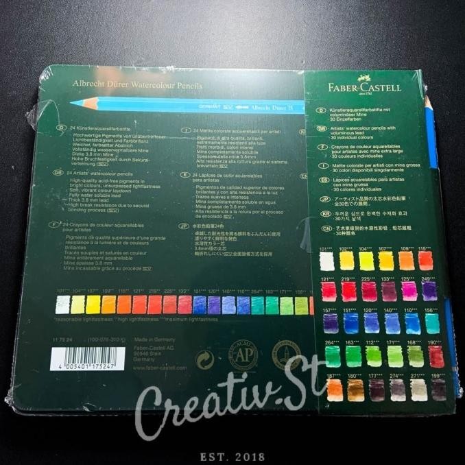 Jual New Collection !!! Faber Castell Albrecht Durer Watercolor Pencils ...