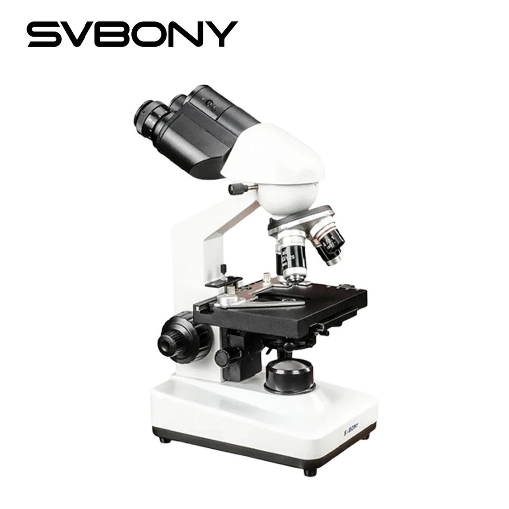 Jual Svbony SM201 Binocular Compound Microscope, 40-2500X with 100x Oil ...