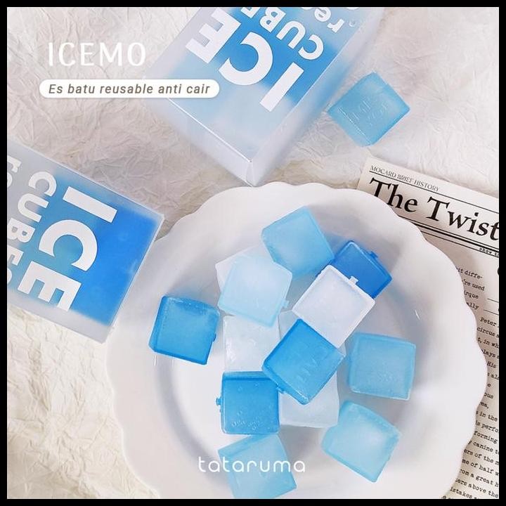 Jual Icemo - Es Batu Pakai Ulang Reusable Ice Cube Anti Cair Tidak ...