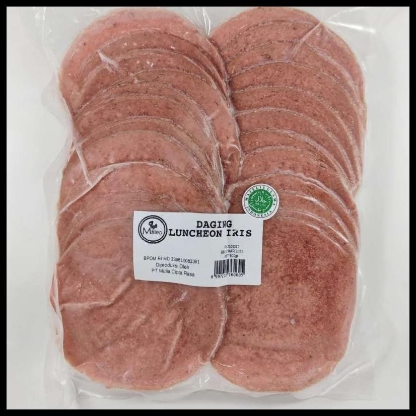 Jual MALEO LUNCHEON DAGING AYAM SAPI IRIS ASAP SMOKED BEEF CHICKEN HAM ...