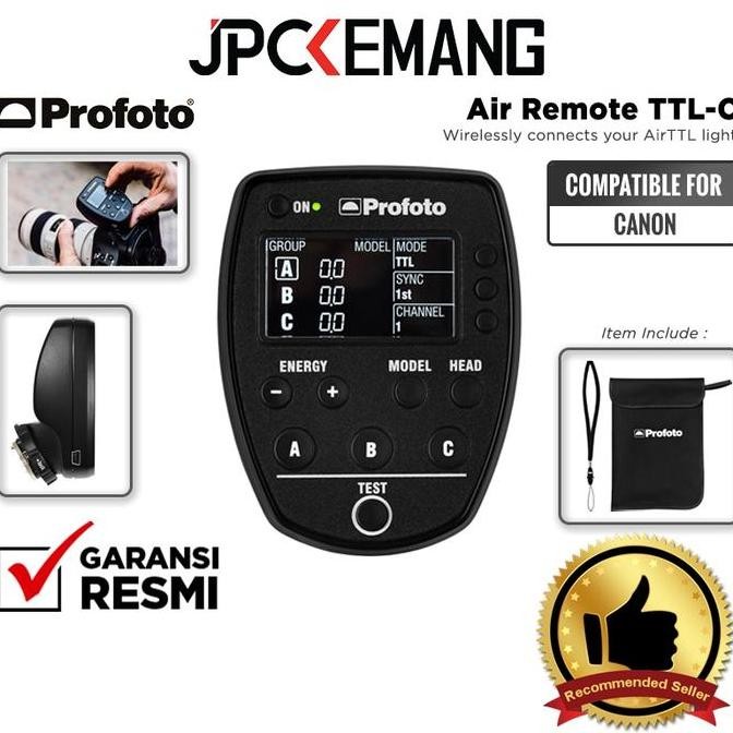 Jual Murah Wireless Trigger Profoto Air Remote Ttl-C For Canon Garansi Resmi | Shopee Indonesia