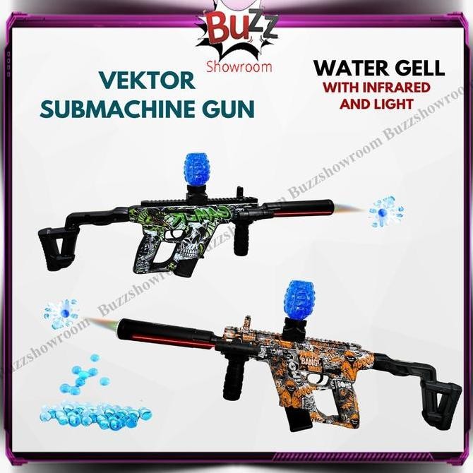 Jual Tembakan Anak WGG Kriss Vector Water Gel Blaster Mainan Submachine ...