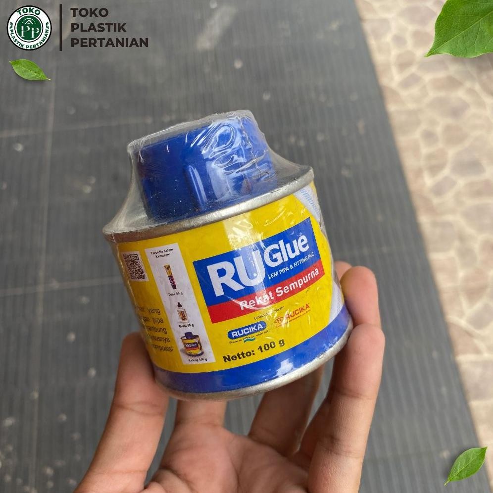 Jual Lem Pvc/ Lem Rucika Ruglue / Lem Perekat Pipa Paralon Pvc 100G ...