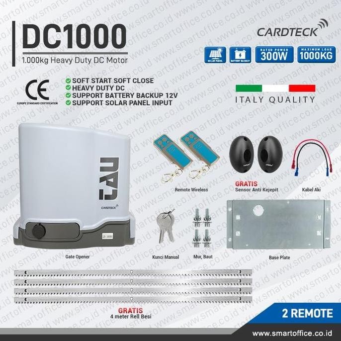 Jual READY 1000kg Heavy Duty Italy DC Motor Sliding Gate Otomatis ...