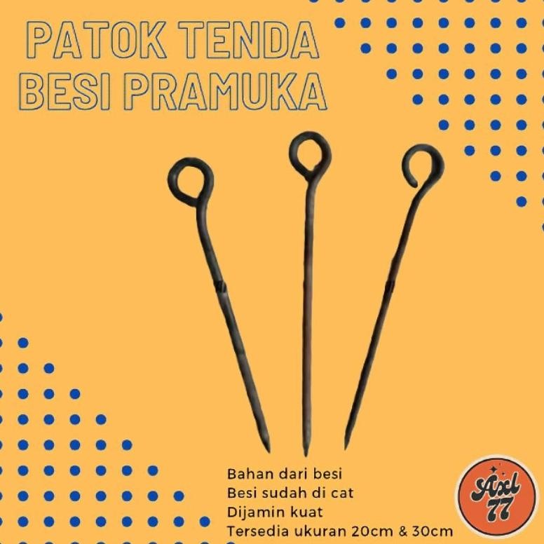 Jual PATOK / PASAK TENDA BESI PRAMUKA AST nUg | Shopee Indonesia