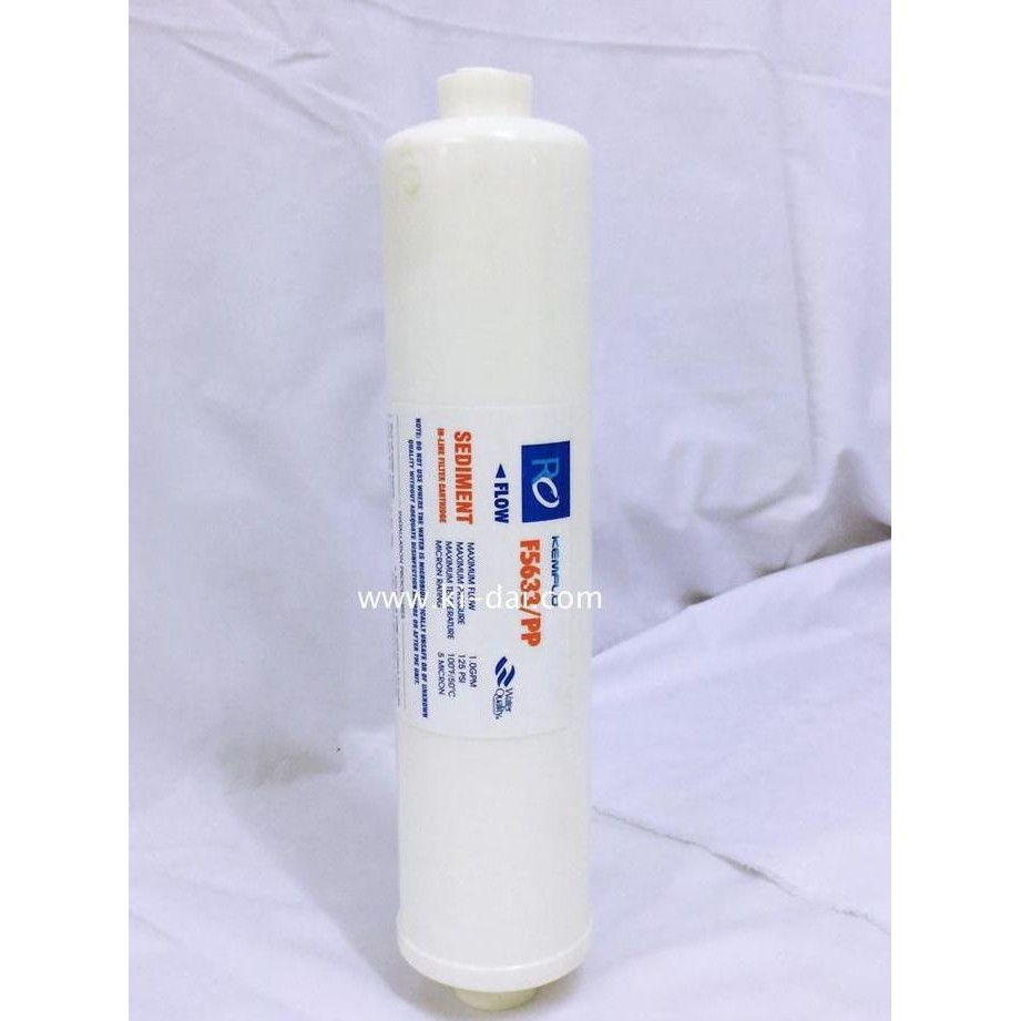 Jual Sediment Kemflo F5633/Pp In Line Filter Cartridge Reverses Osmosis ...