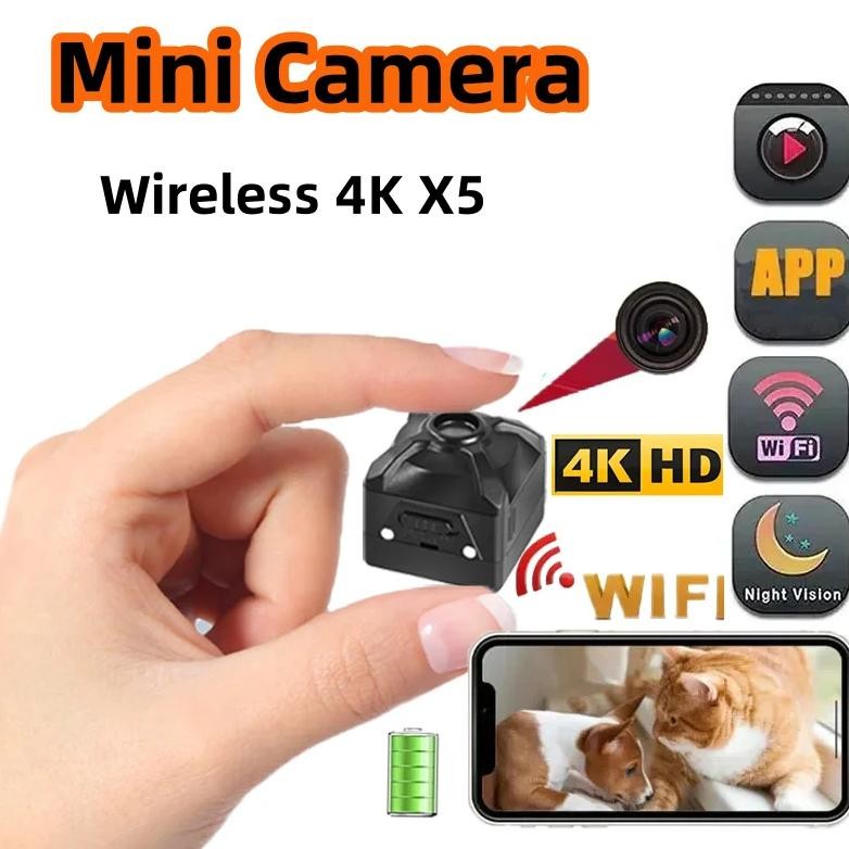 Jual Mini 1080P X5 Wireless 4K Camera Ip/Ap Remote Monitor Rechargeable ...