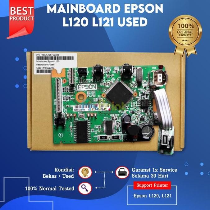 Jual Mainboard Board Printer Epson L-120 L121 Motherboard L120 Used New Stok | Shopee Indonesia