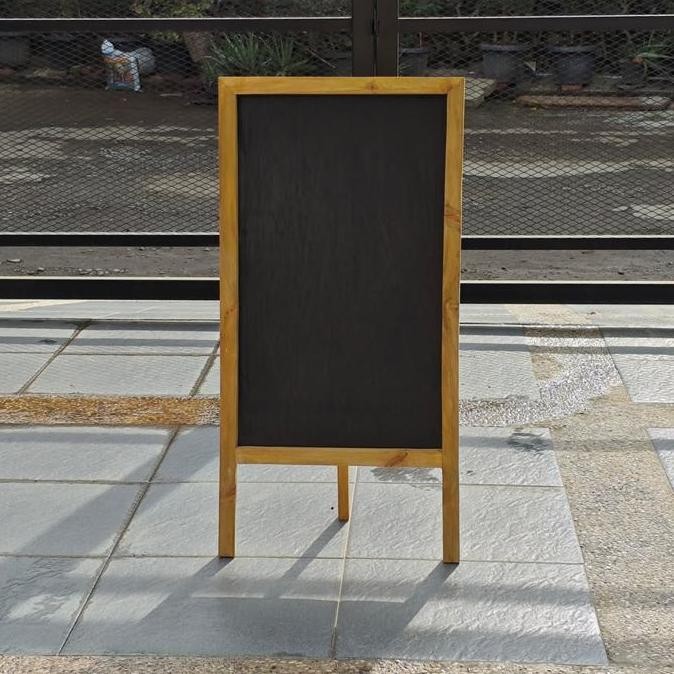Jual Papan Tulis Kapur Papan Menu Cafe Blackboard Standing 1 Muka ...