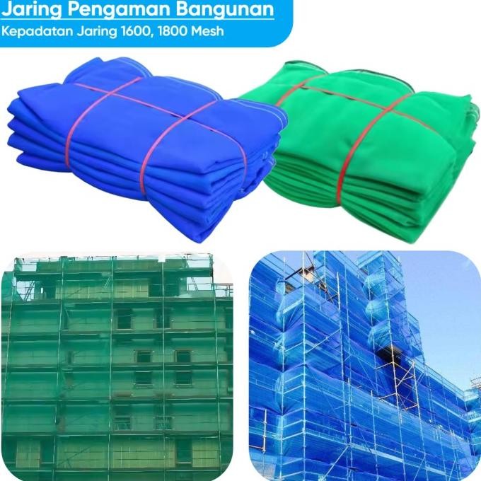Jual Jaring Pengaman Bangunan Gedung Proyek Safety Net Construction 1.8 ...