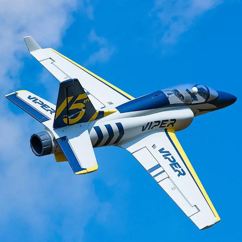 Jual Fms 70Mm Viper Ducted Fan Edf Jet Trainer Blue 6Ch With Retracts ...