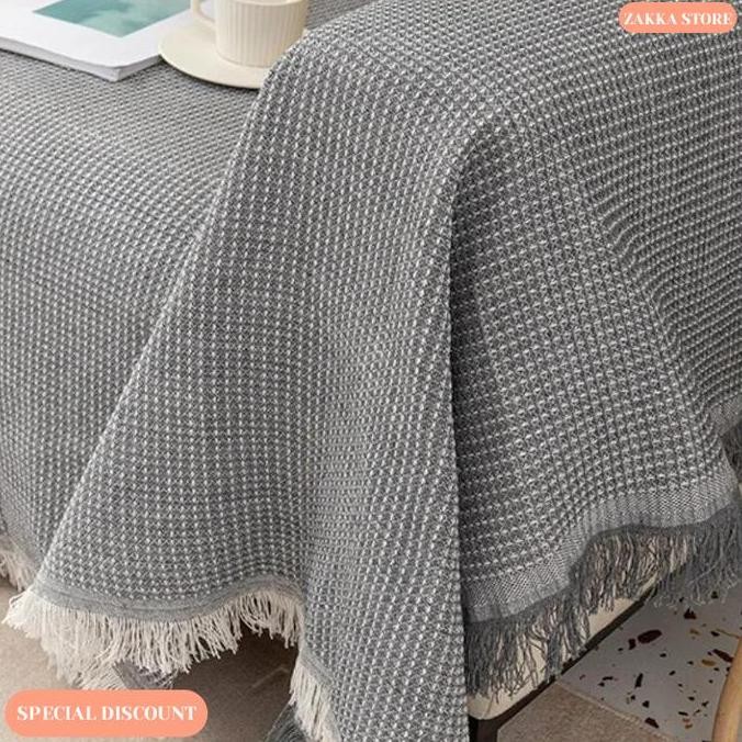 Jual Zakka Store COD Selimut Sofa Full Nordic Ruang Tamu / Full Cover ...