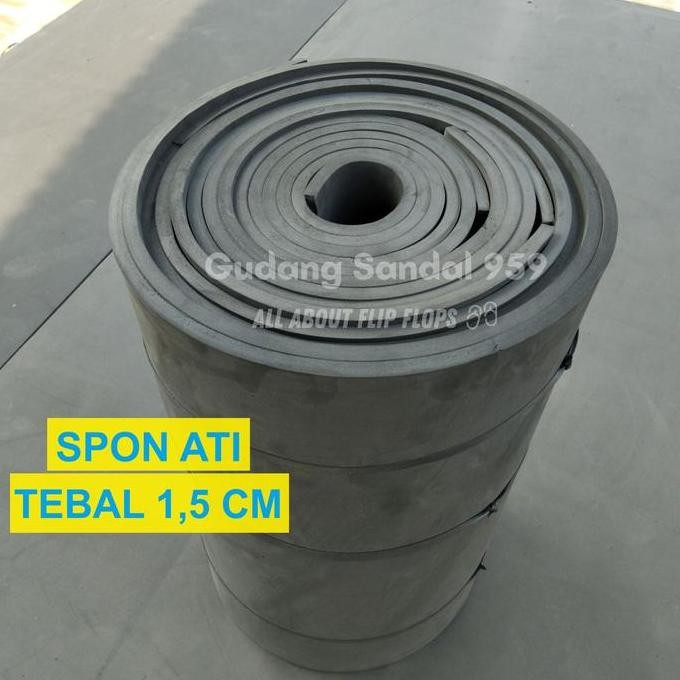 Jual SPON ATI TEBAL 1,5 CM WARNA HITAM LEBAR 60 CM X PANJANG 220 CM ...