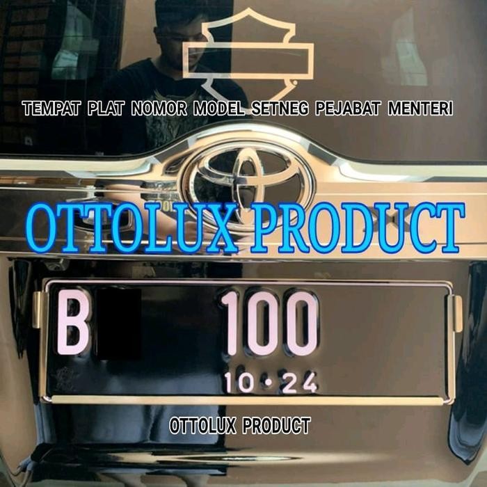 Jual Tempat Plat Nomor Model Sisip Tipe Pejabat Kementrian | Shopee ...